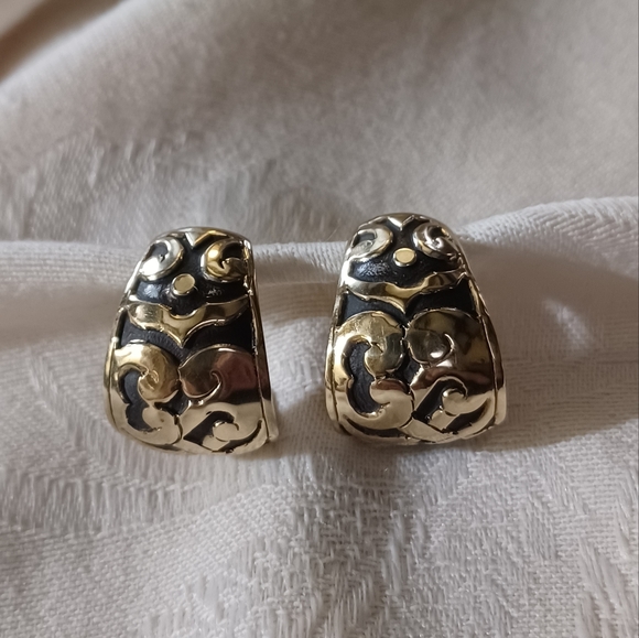 John Hardy | Jewelry | John Hardy Vintage J Hoops Sterling Silver 8k ...